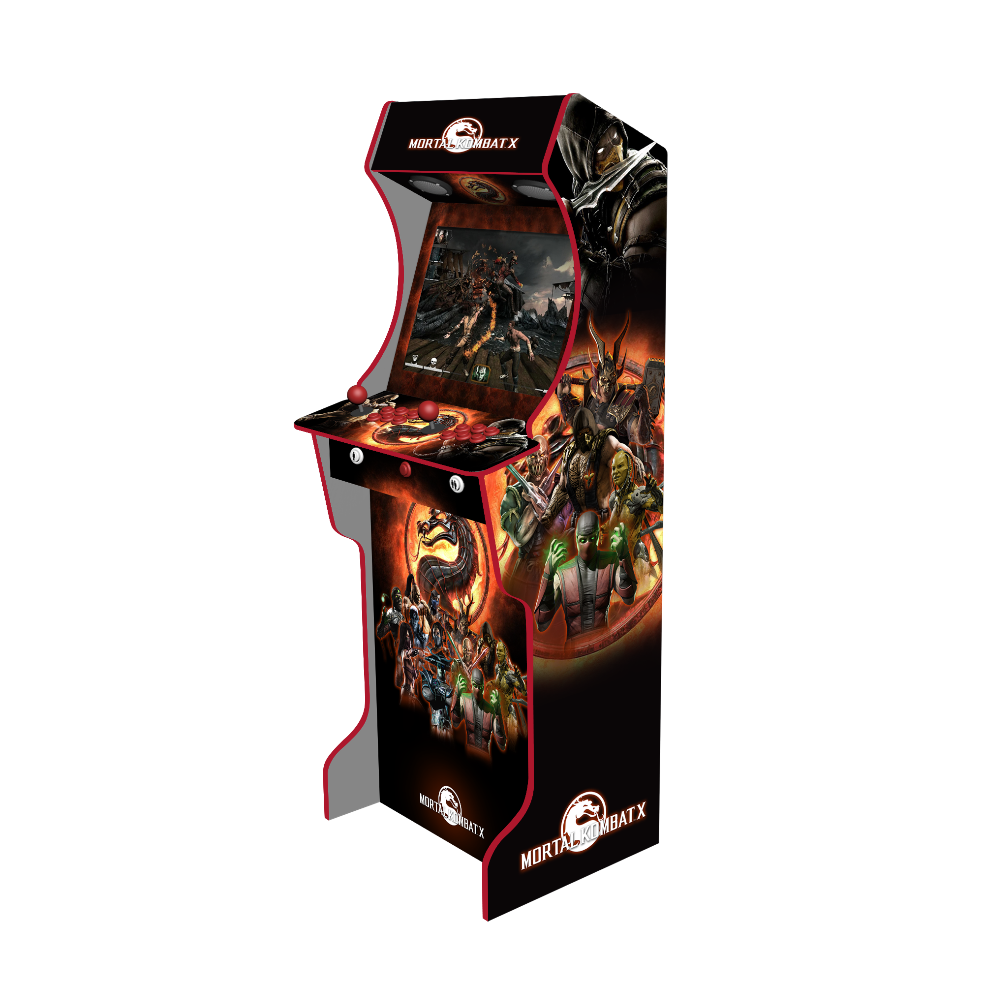 AG Elite 2 Player Arcade Machine - Mortal Kombat X - Top Spec - Arcade ...